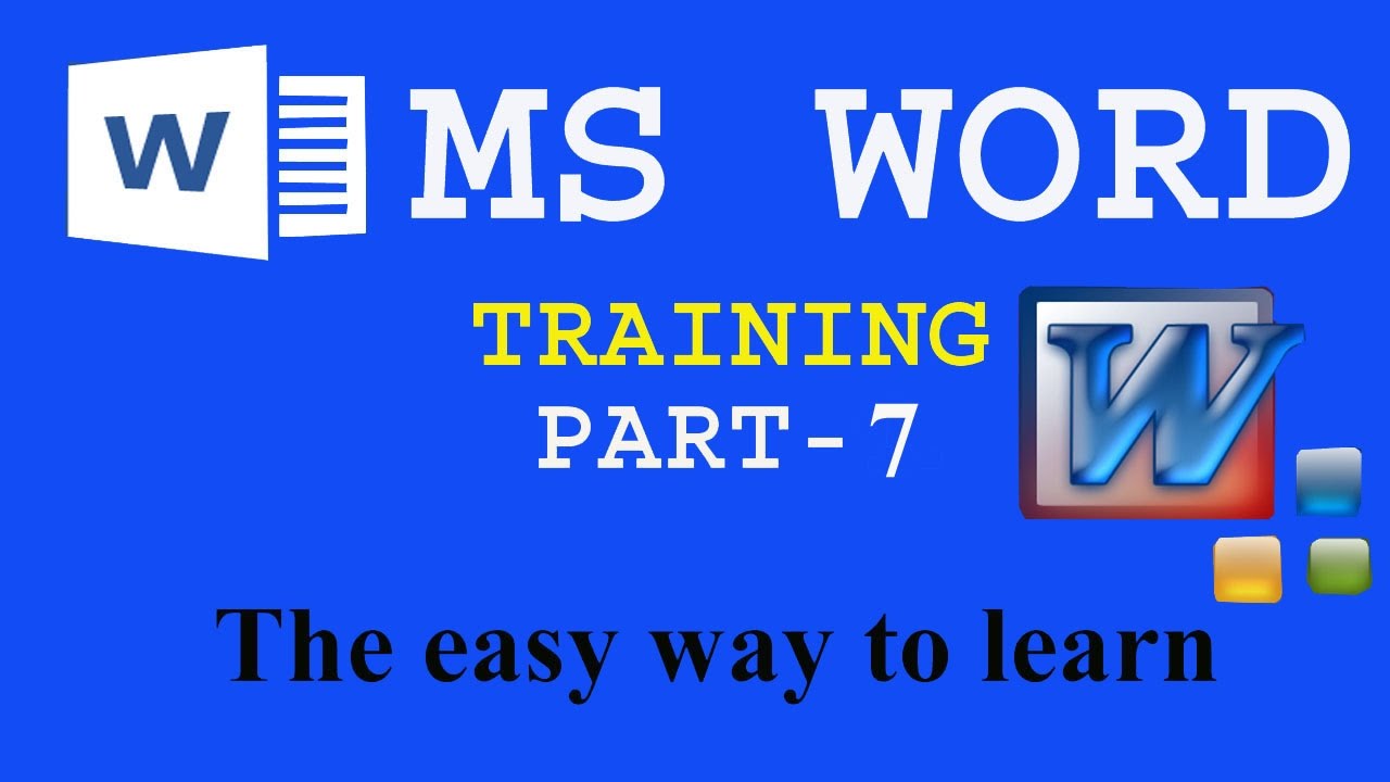 MS Word Tutorial Part 7 Of 7 The Easy Way To Learn YouTube ms-word-tutorial-part-7-of-7-the-easy-way-to-learn-youtube