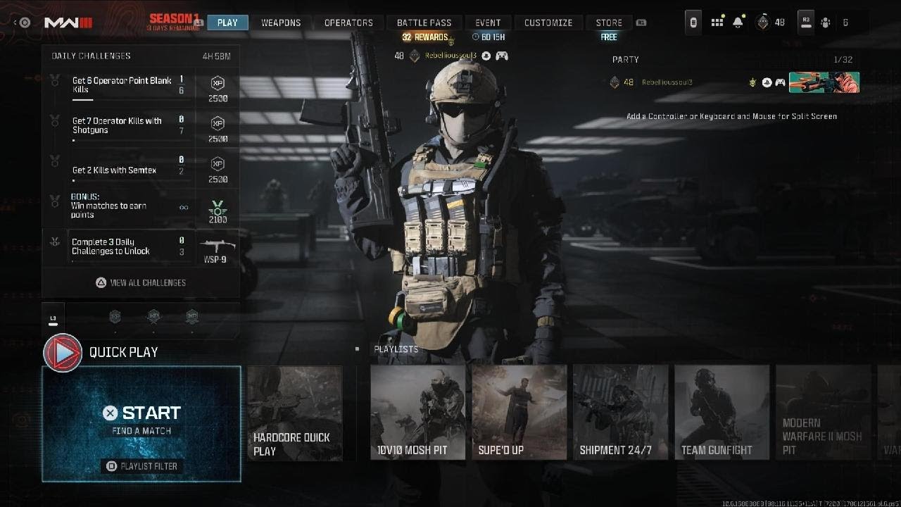 Call of duty MW3 MP Gameplay Rampage Mode - YouTube