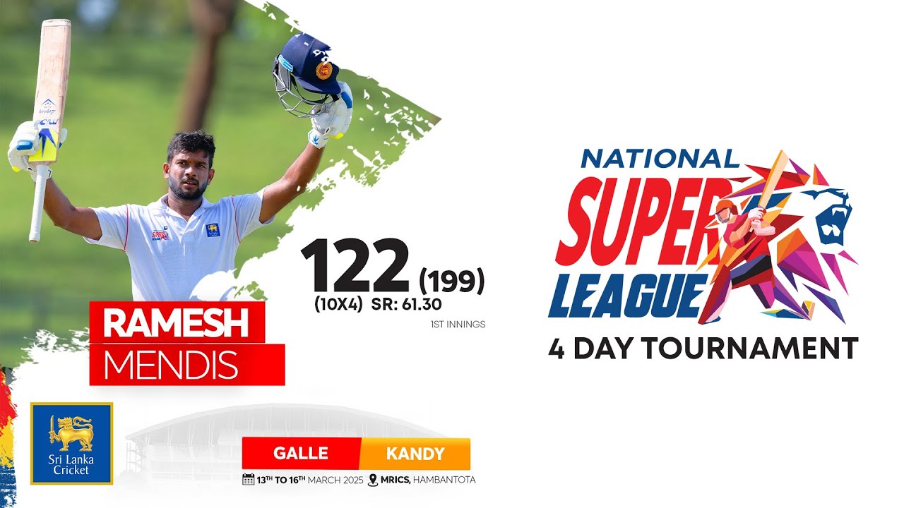 Century Makers | Ramesh Mendis | NSL 4-Day Tournament 2025 - YouTube