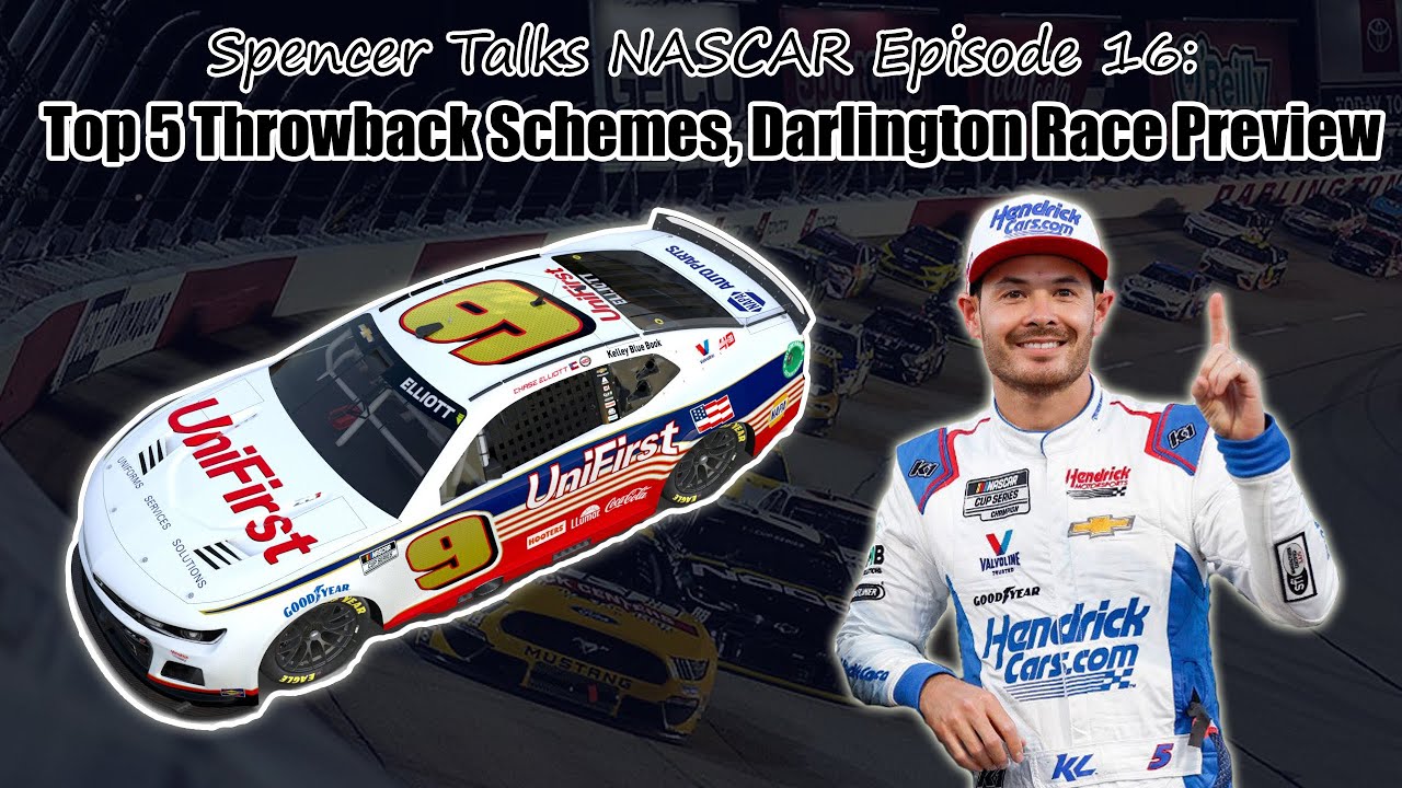 Top 5 NASCAR Cup Series Darlington Throwback Paint Schemes | 2024 ...