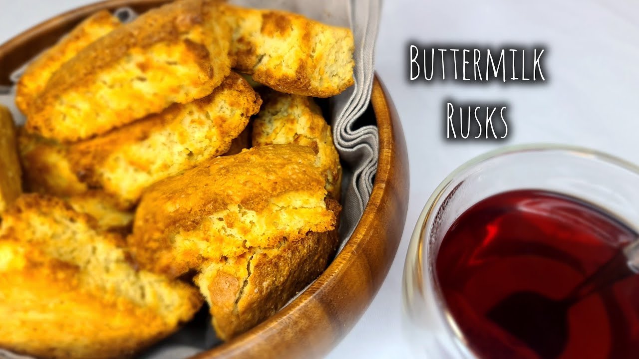 Easy way to make Homemade Buttermilk Rusks Recipe! - YouTube