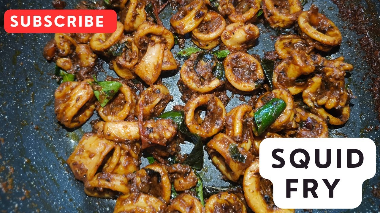 SQUID FRY | KANAVA VARUVAL | கனவா மீன் வறுவல் | EASY RECIPE FOR ...