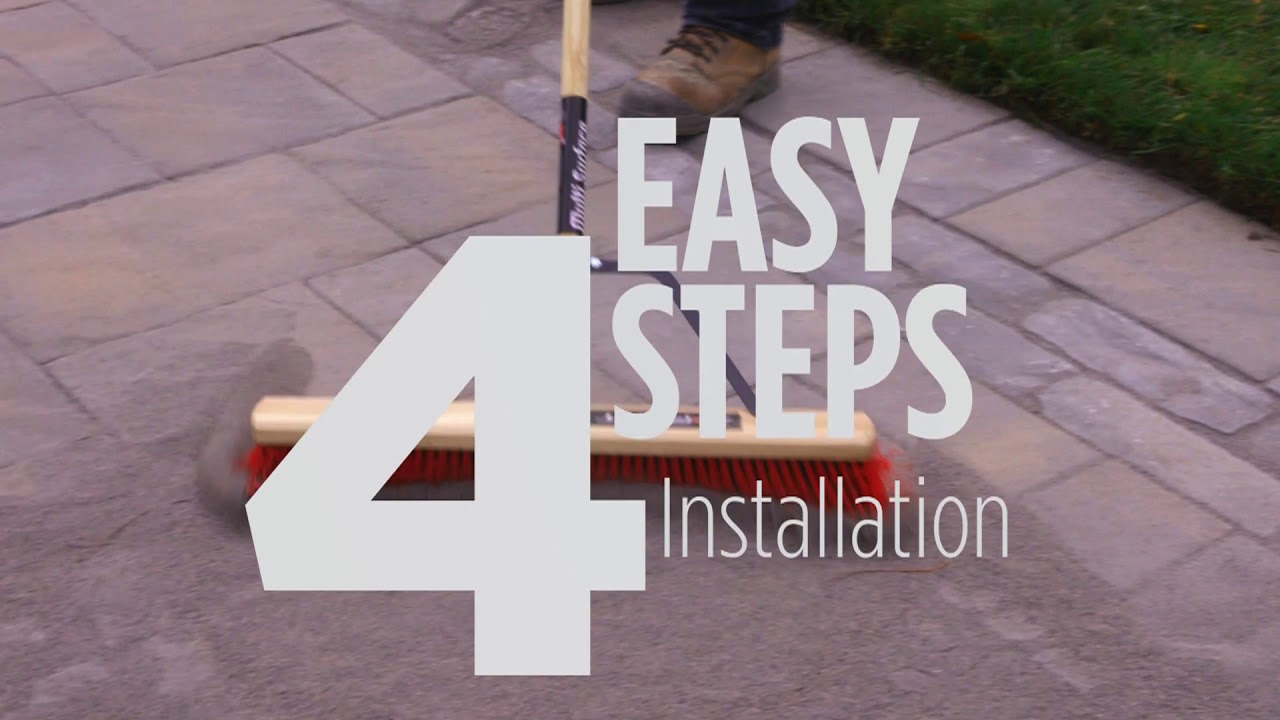 How to install Polybind Sand G2 polymeric sand - YouTube