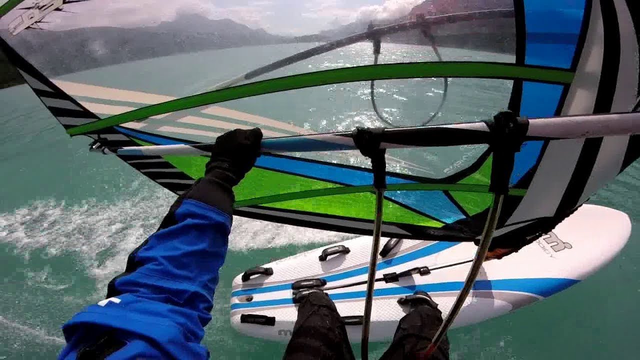 Mistral Prodigy Raceboard Gaastra Cosmic 8.5 Lake Silvaplana gusty 1-3 ...