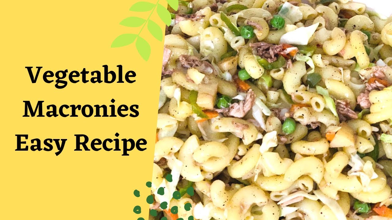 Vegetable Macroni l Macroni Recipe l How to make vegetable macroni l By ...