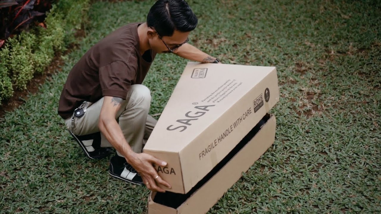 UNBOXING SAGA GS700 RE Accoustic Guitar | Official Endorsement from ...