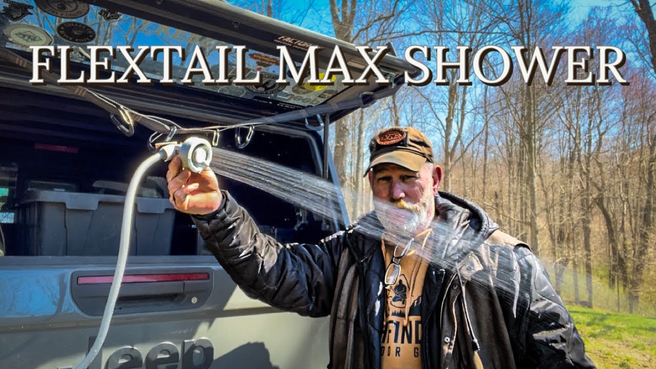 Flextail Max Shower Review great Overlanding kit for 2024 - YouTube