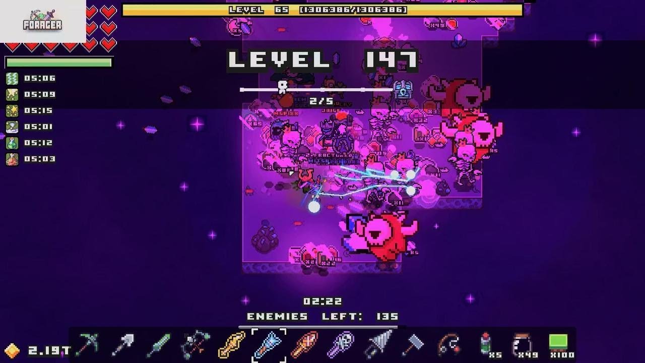 Forager_Void Level 150 - YouTube