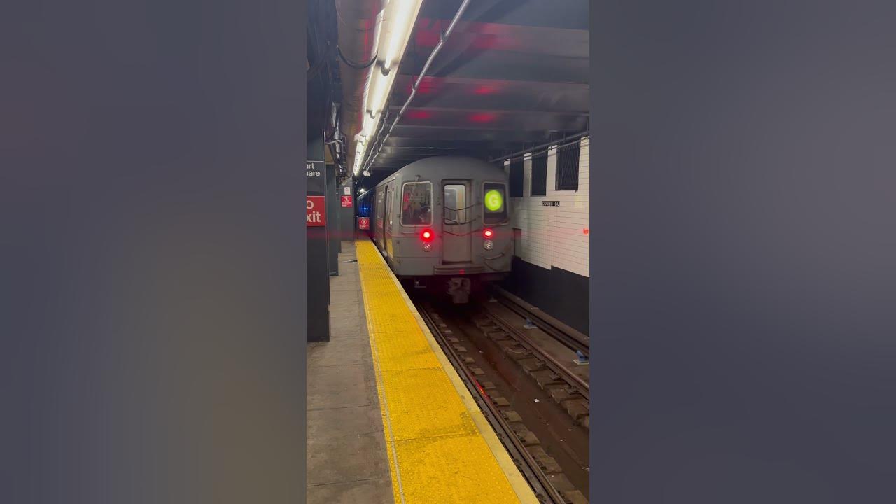 MTA NYC Subway: Church Av Bound R68 G Train Departs Court Square #nycsubway #trains #railfan ...