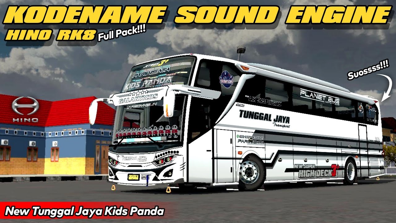 YANG TERBARU!!!! Kodename Sound Engine Hino RK8 | BUSSID 3.6.1 - YouTube
