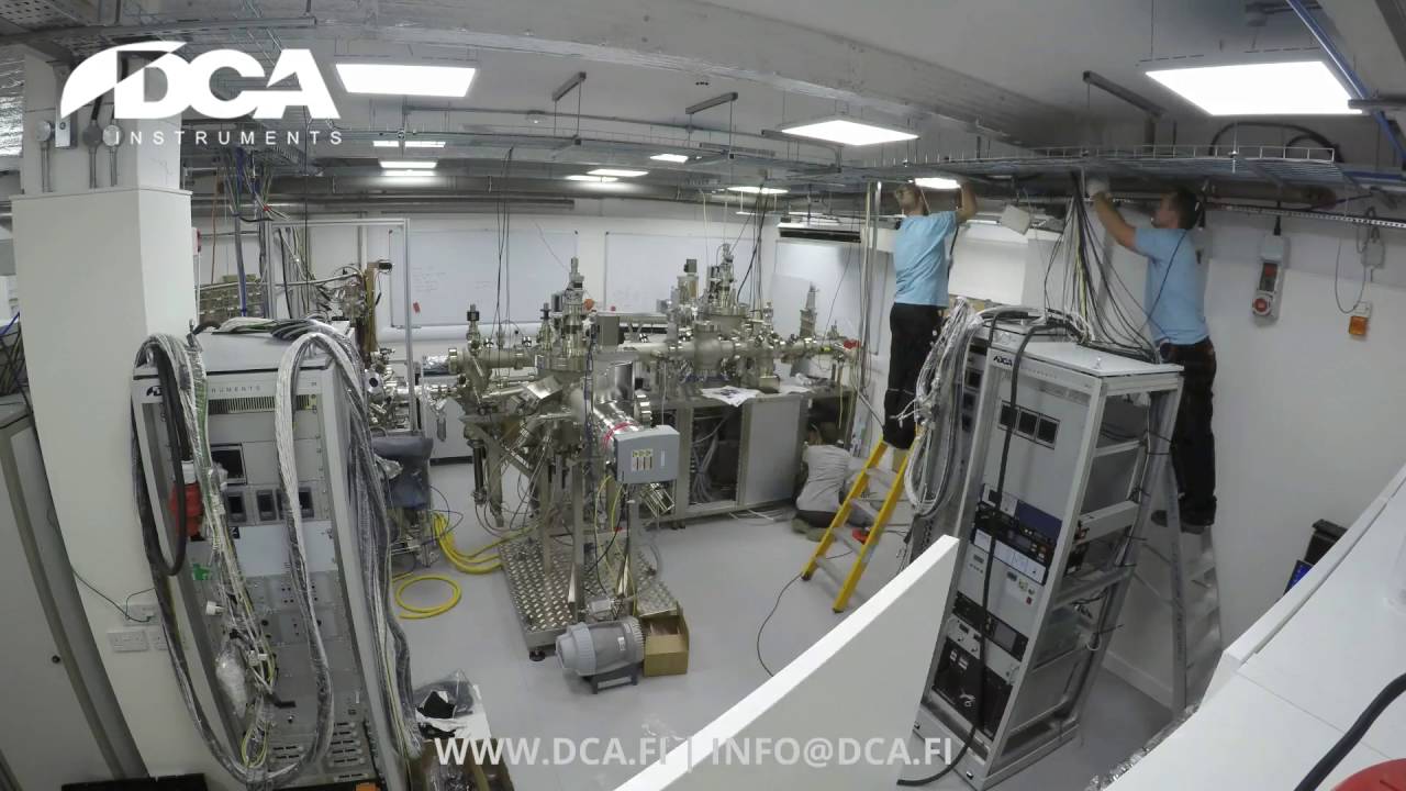 DCA Instruments - MBE System St Andrews University - YouTube
