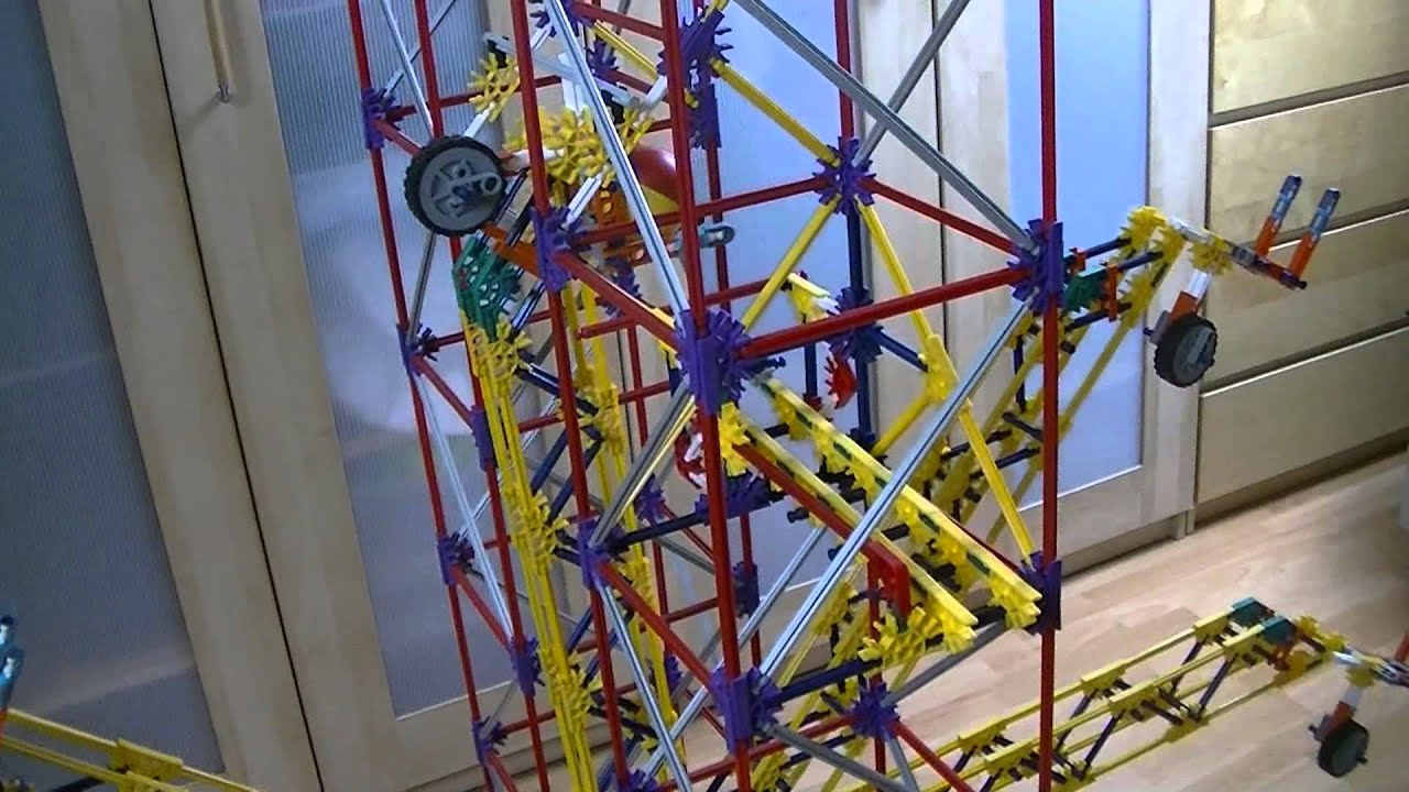 Ferris Wheel Lift, a knex ball machine lift - YouTube