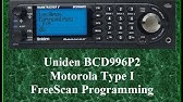 Programming Uniden scanners using Freescan software - YouTube