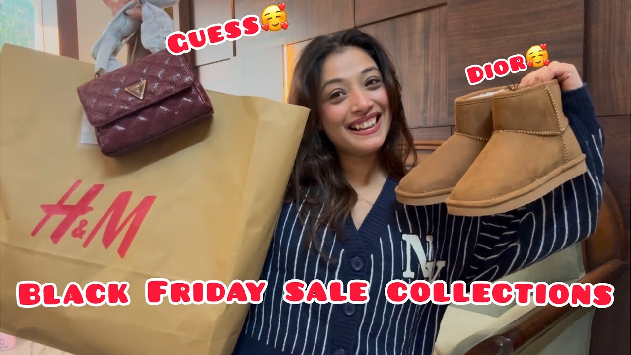 I spent Rs.30,000 in Black friday sale💸😱H&M ,Guess,Dior and more! - YouTube