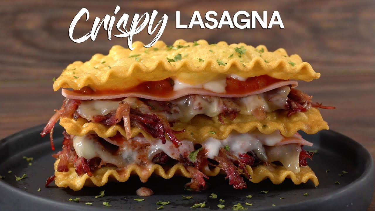Short Ribs CRISPY Lasagna, WOW! - YouTube