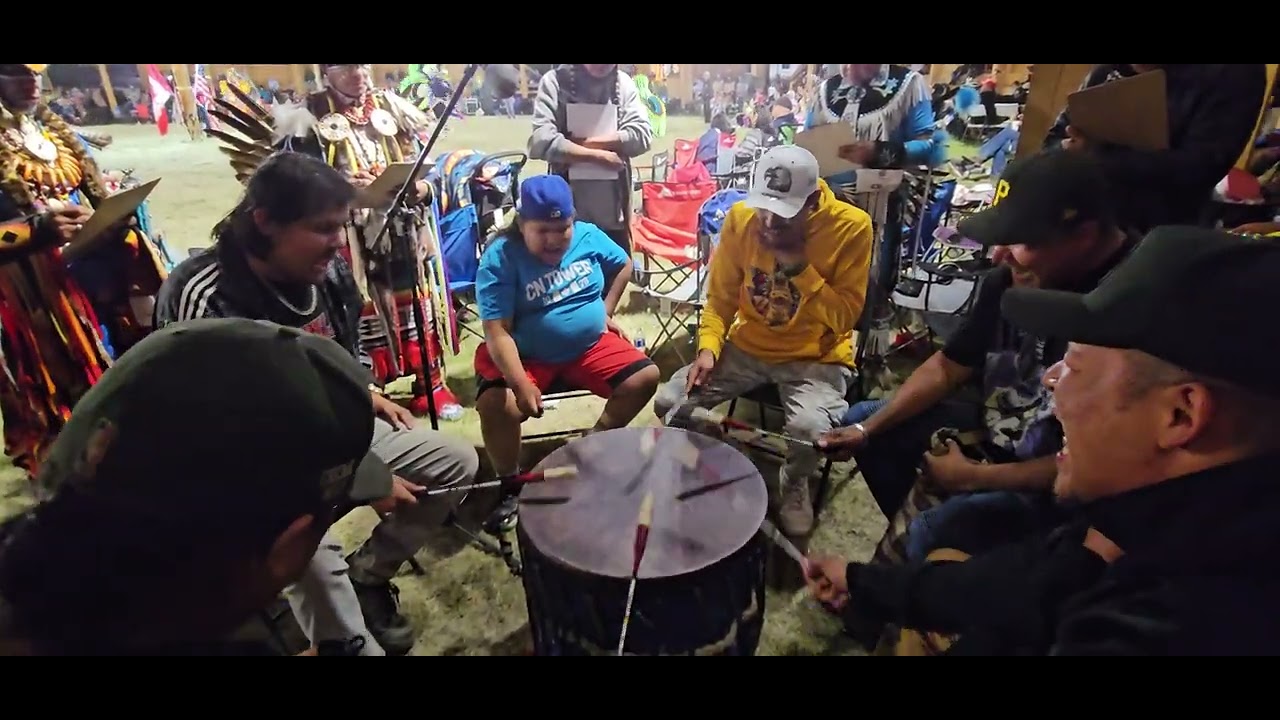 Wolf Pac @ Muskowekwan Pow Wow 2024 Mens Fancy - YouTube
