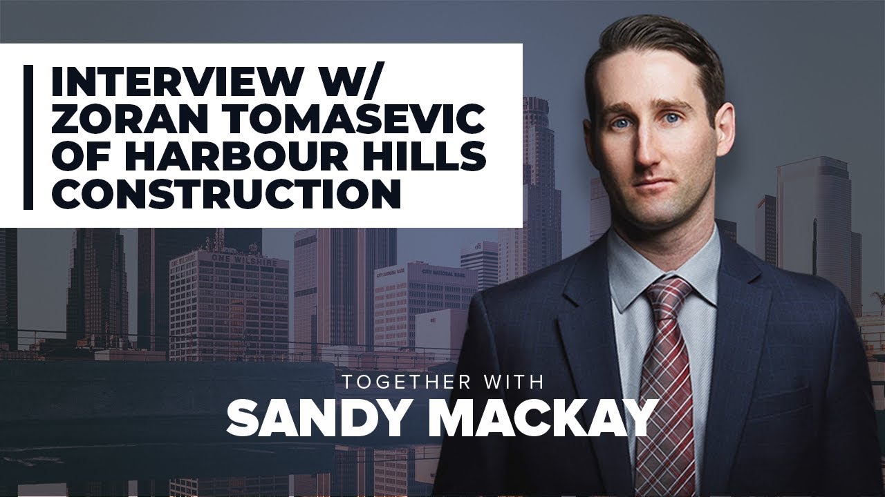 Sandy MacKay Interview with Zoran Tomasevic of Harbour Hills ...