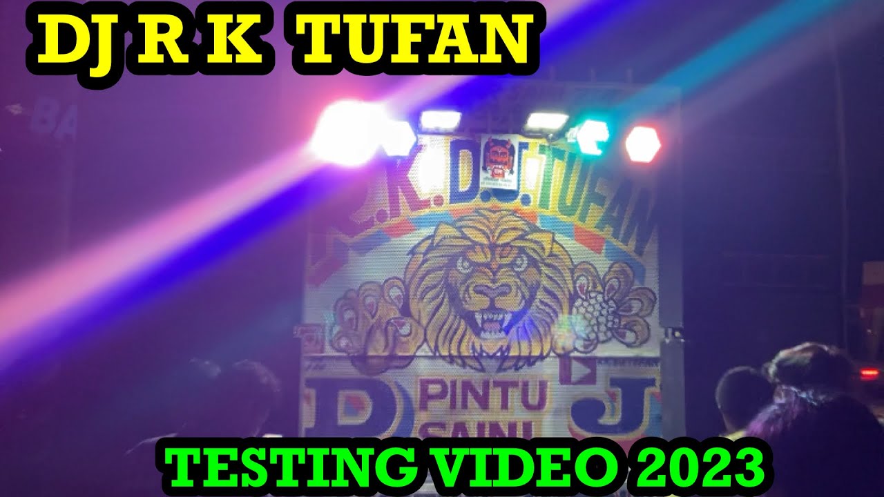 DJ RK TUFAN SOUND TESTING || DJ RK TUFAN IN MORADABAD 2023 ! - YouTube