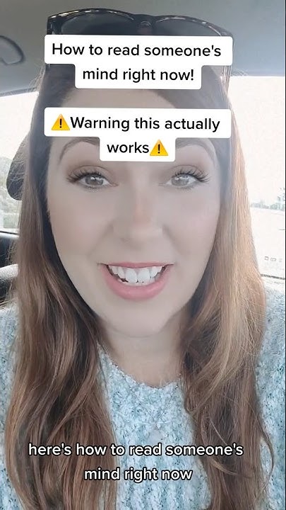 How to read someone’s mind 🤯⚠️WARNING this actually works. - YouTube