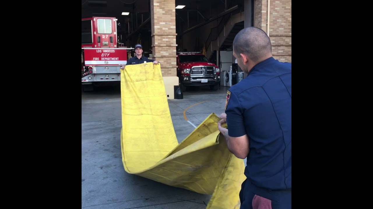 LAFD Salvage Cover Throws - YouTube