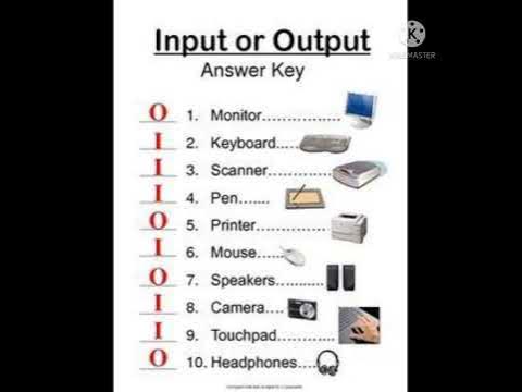 input and output devices |by learn computer skills - YouTube