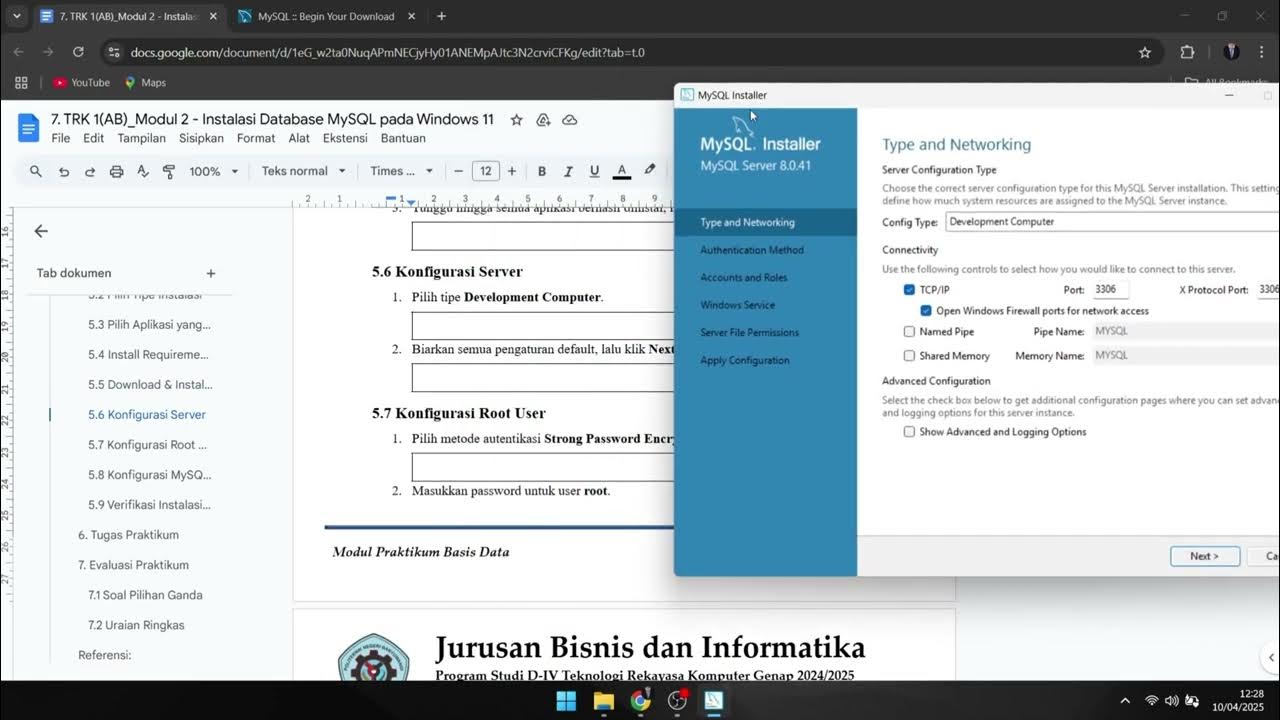 menginstall MySQL - YouTube