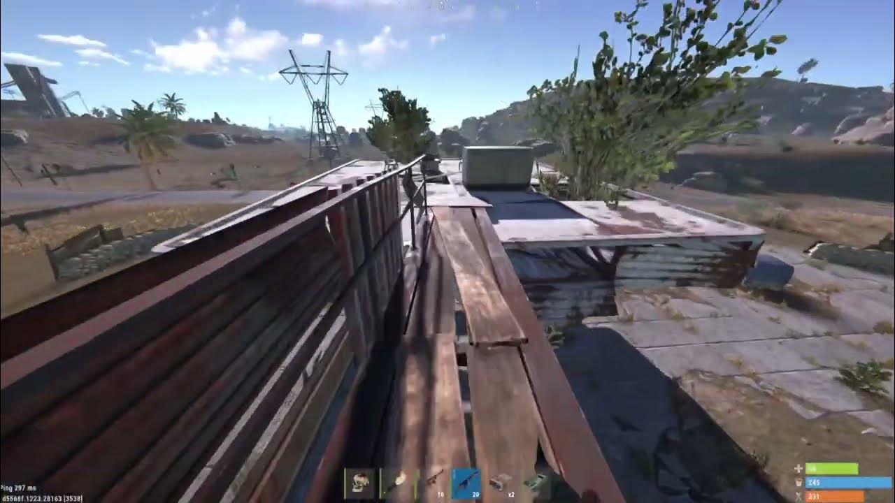 How to make it to Outpost Rust console - YouTube