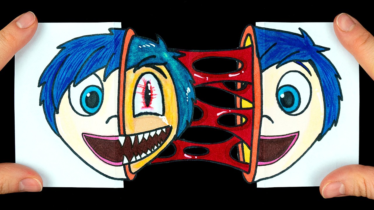 Idea for Paper Craft Emotion JOY | Cartoon INSIDE OUT 2 - YouTube