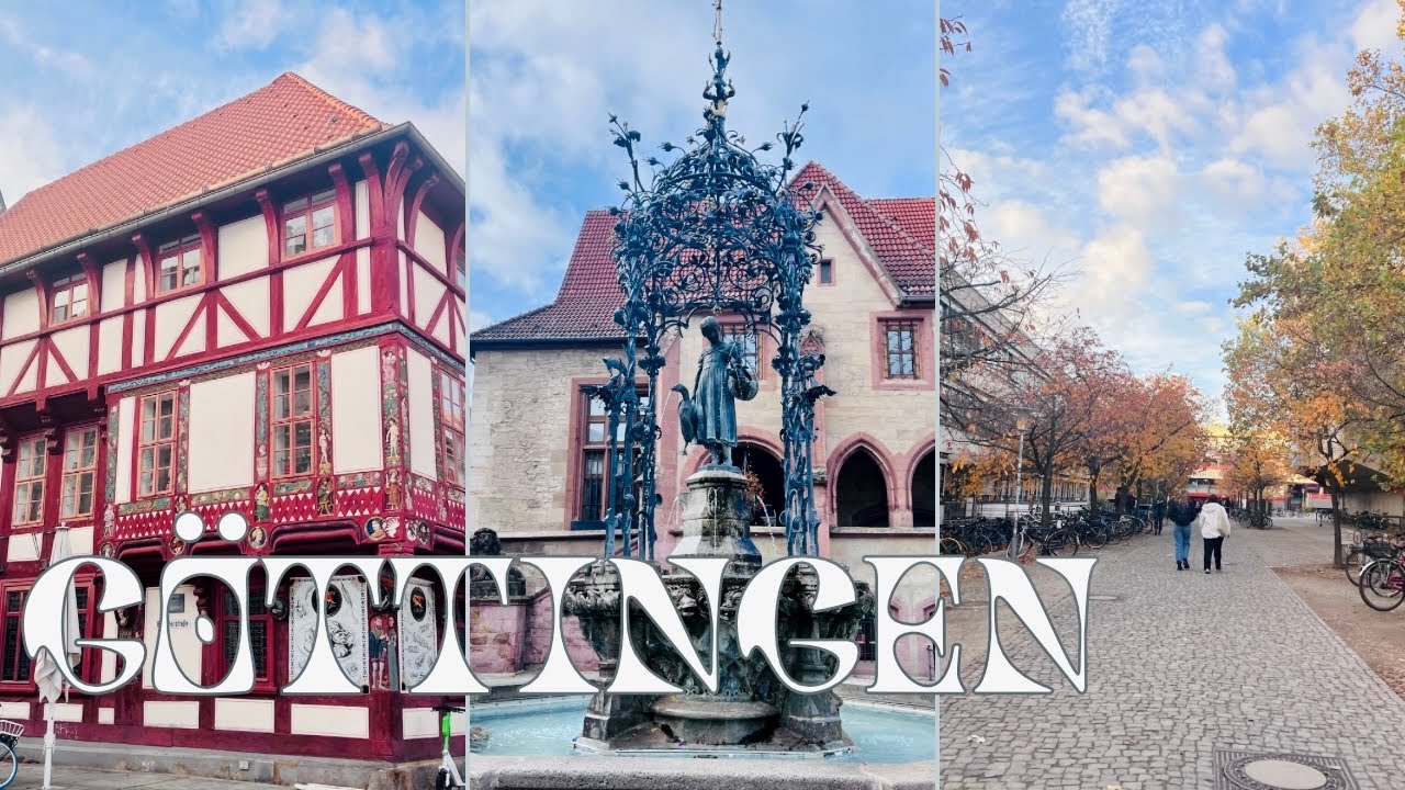 Göttingen, Student City Walking Tour 🚶‍♀️|| Göttingen, Germany 🇩🇪 - YouTube