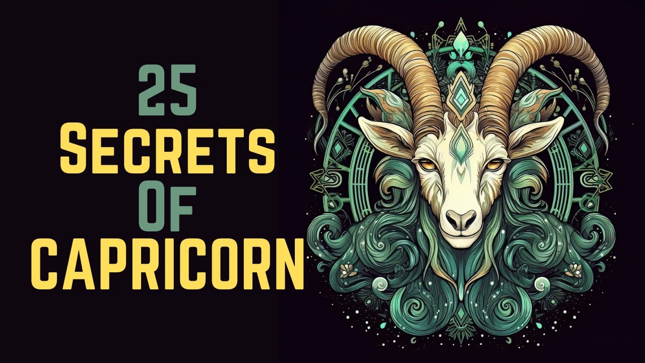 Secrets of Capricorn Personality ( 25 Secrets ) - YouTube
