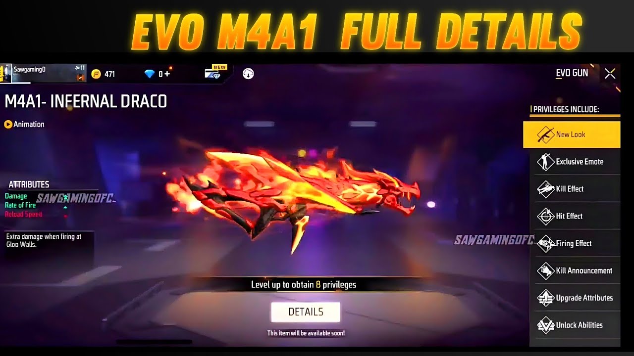 EVO M4A1 CONFIRM DATE | EVO M4A1 FREE FIRE | EVO M4A1 | FREE FIRE NEW ...