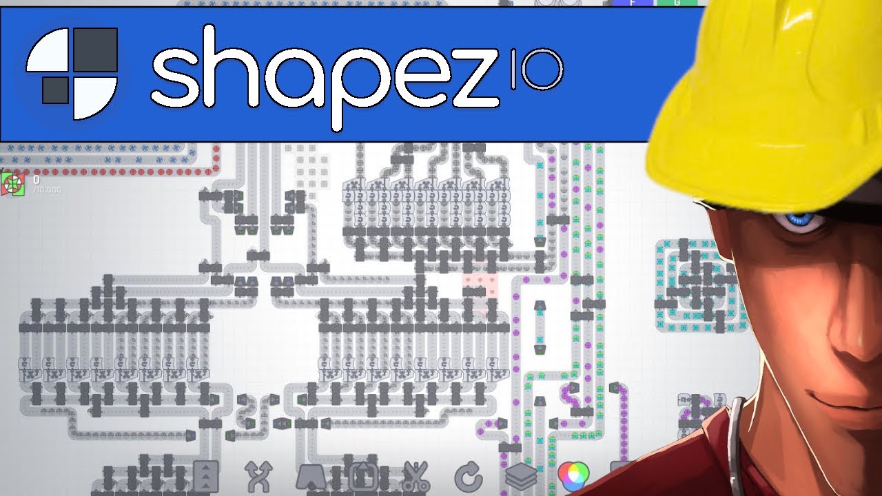 Shapez.io - Factory of colours and shapes! Part 1 | Let's Play shapez ...