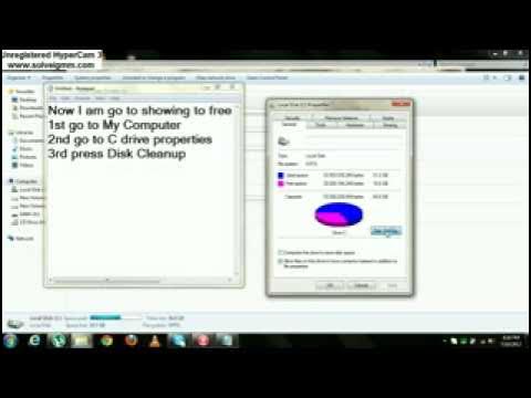 how to free up space in C drive - YouTube