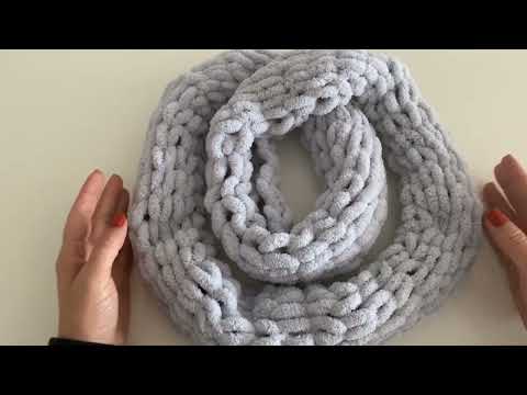 1 Saatte Alize Puffy ile Atki yapımı