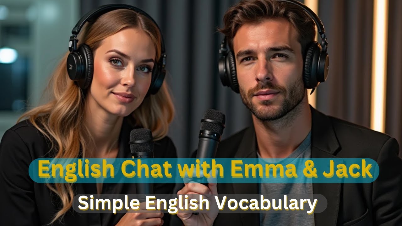 English Chat with Emma & Jack: Simple English Vocabulary - YouTube