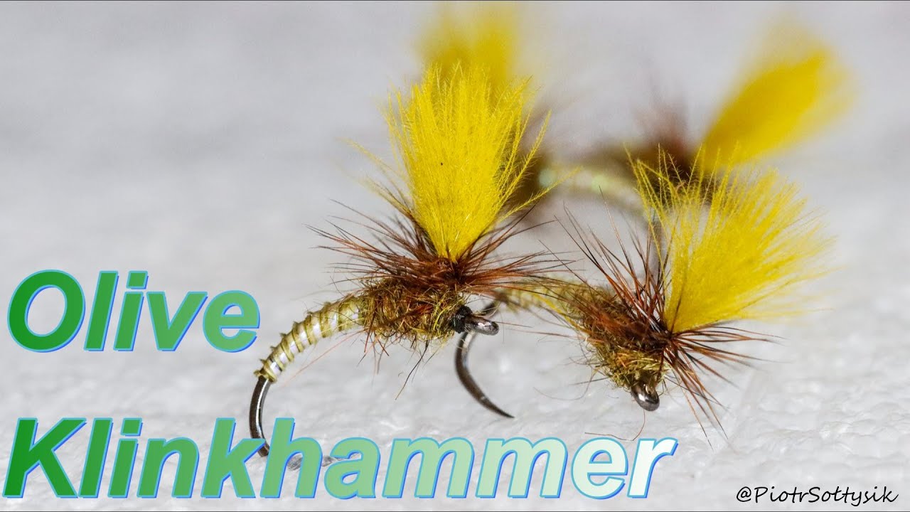 Olive Klinkhammer - dry fly - YouTube