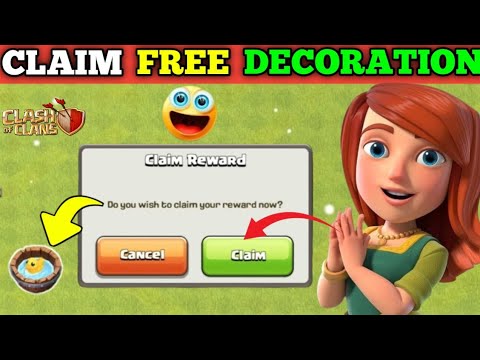 Claim Free Decoration from Clash of clans😍| CLAIM NOW.......( COC ...
