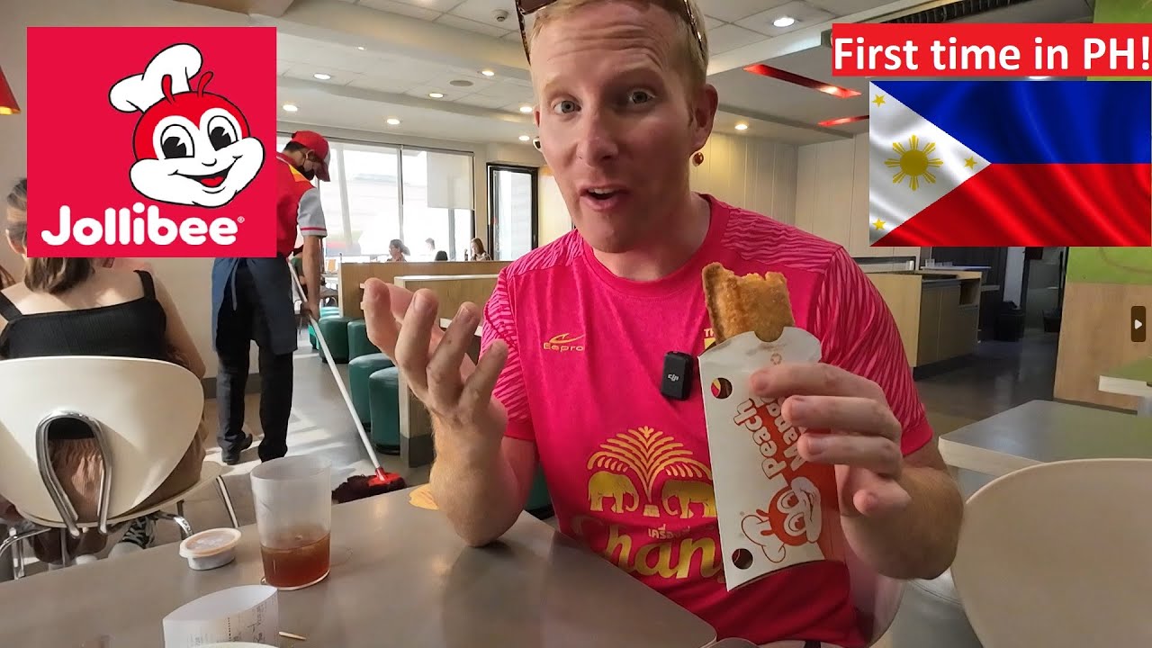 Trying Jolibee in The Philippines for the first time! Chicken Joy ...