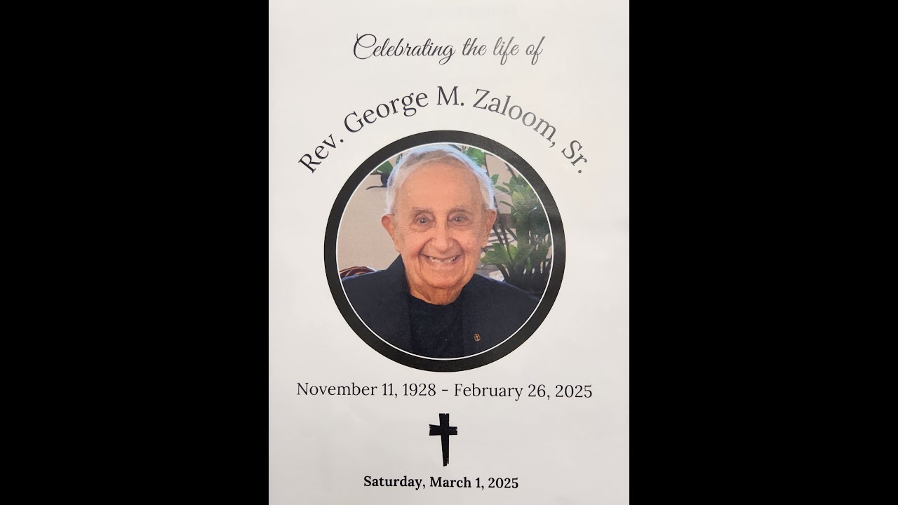 Full Memorial - George Zaloom Sr (March 1st, 2025) - YouTube