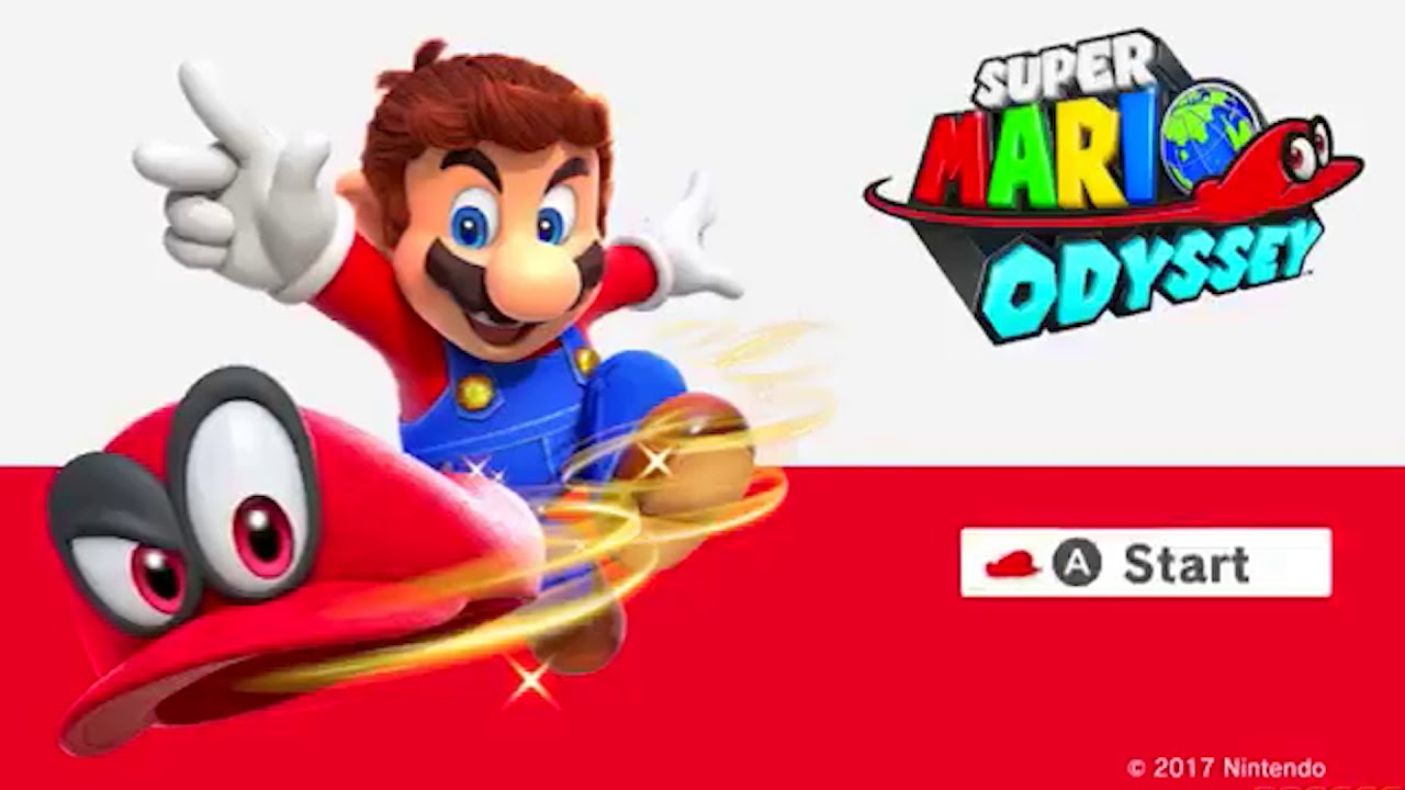 Mario Odyssey Title Screen - YouTube