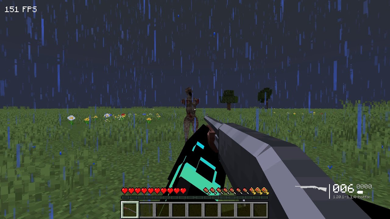 Surviving Minecraft's scariest mod (Beware the rain) - YouTube
