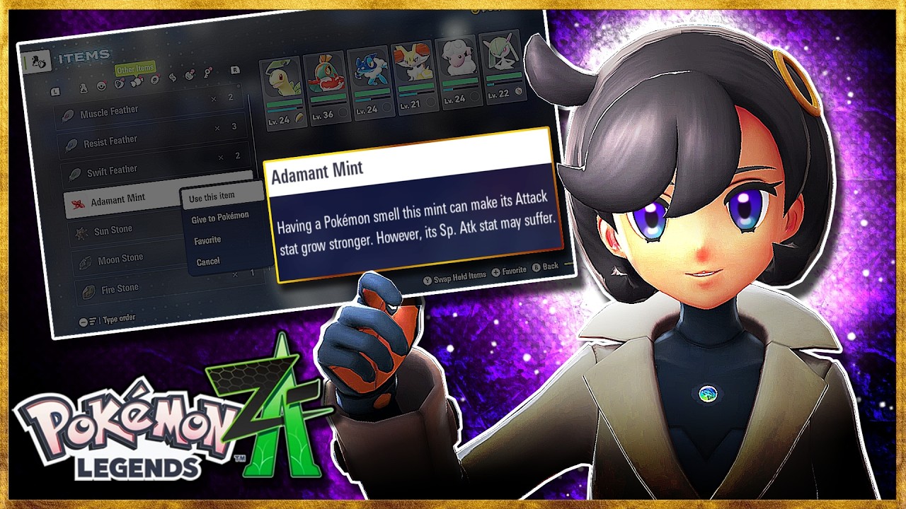 How to Change Natures (& Where to Buy These Items) in Pokemon Legends Z ...