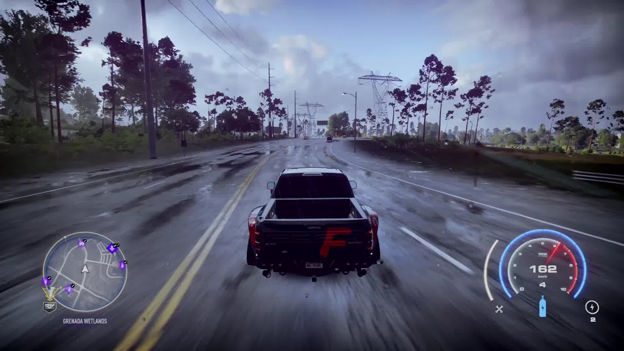 NFS Heat Longjump Palm City Raceway - YouTube