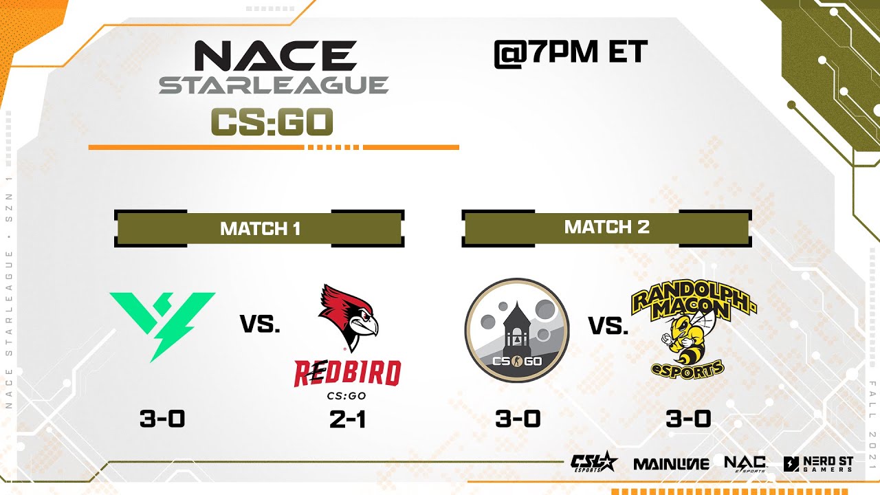 NACE Starleague Fall 2021 - CS:GO Week 4 - YouTube