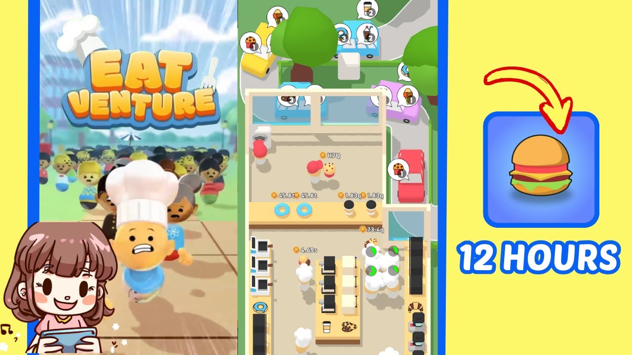 Eatventure Gameplay Walkthrough Android iOS Food Idle Games - YouTube