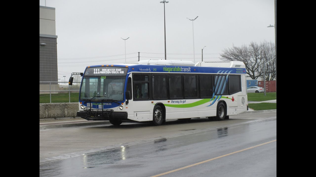 Niagara Falls Transit: 2021 NovaBus LFS 2112 - YouTube