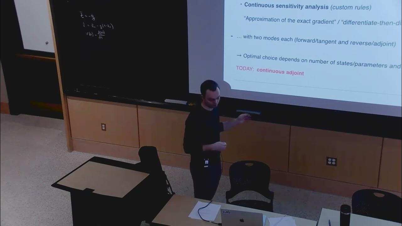Lecture 6 Part 1: Adjoint Differentiation of ODE Solutions - YouTube