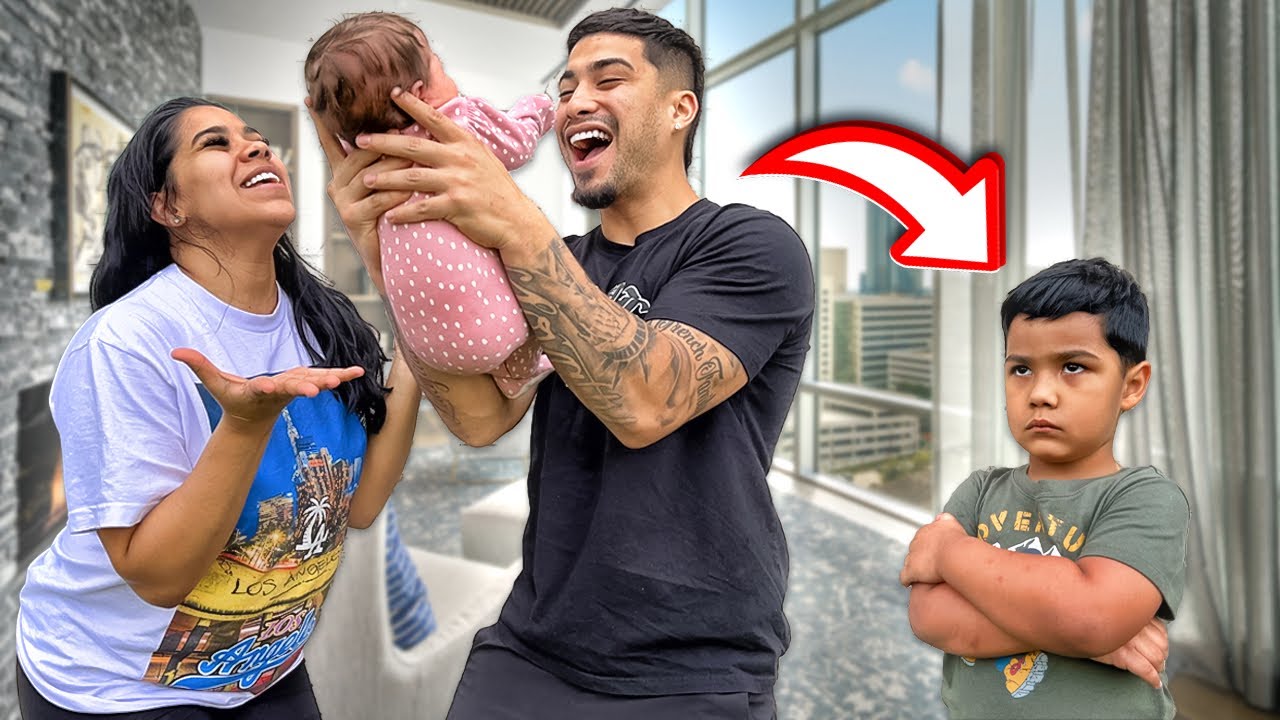 Our Son Zakyius Is Jealous Of His NEWBORN Sister.. - YouTube