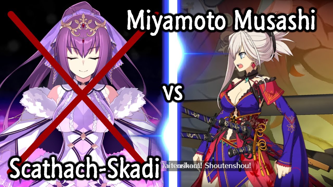 Lostbelt 2 - Miyamoto Musashi solo vs Skadi and Ortlinde [FGO NA] - YouTube