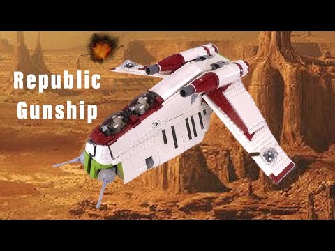 CUSTOM LEGO Star Wars Republic Gunship! Review/Comparison! - YouTube